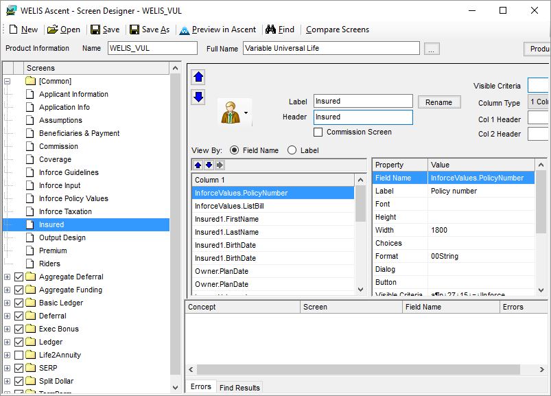 WELIS - Web Enabled Life Insurance Systems